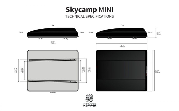 iKamper Skycamp MINI Dachzelt von Dachzelt-shop.de | Dachzelt-Shop